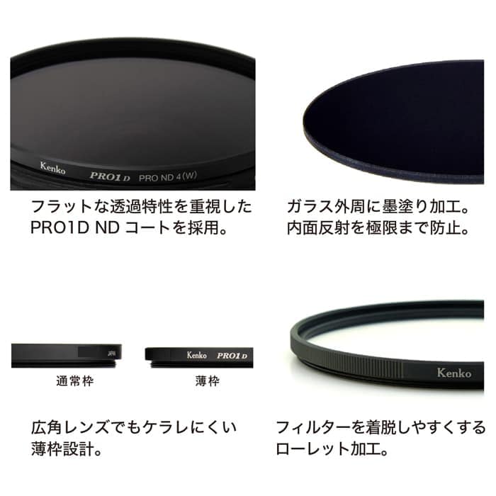 (新品)Kenko (ケンコー) PRO1D プロND16(W) N 67mm（商品ID：4961607450451）詳細ページ | デジタルカメラ、ミラーレスカメラ、交換レンズの総合サイト ...